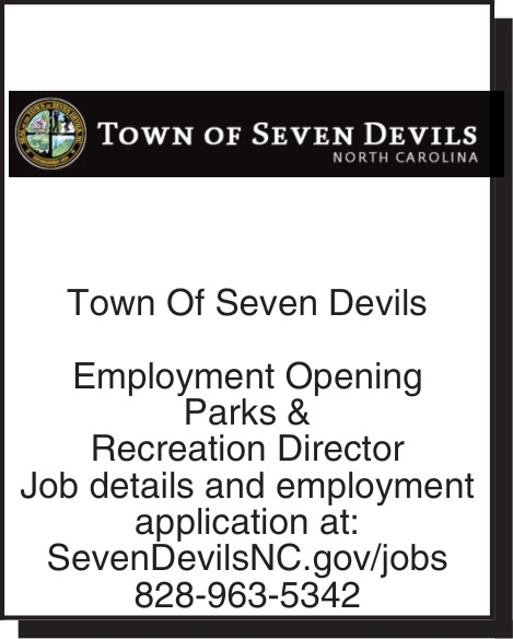 Recreation Director, Town of Seven Devils